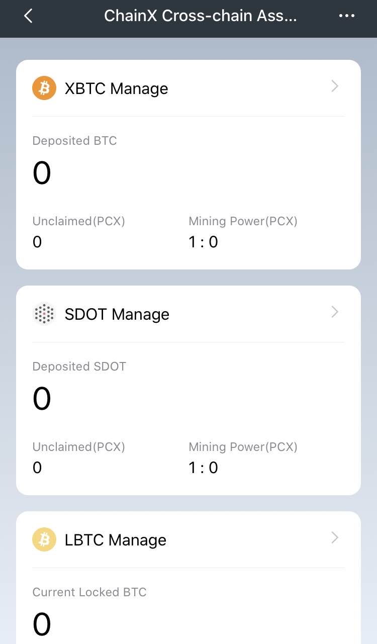 ChainX Wallet Instruction – Asset Management and PCX Staking – MathWallet